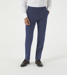 Guildford Suit Tailored Trouser Navy Blue Check