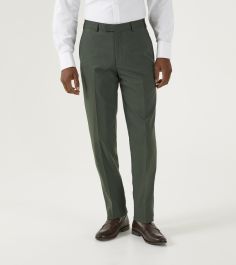Harvey Tapered Suit Trousers Green