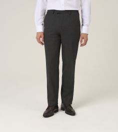 Elijah Suit Tapered Trousers Charcoal Grey Check