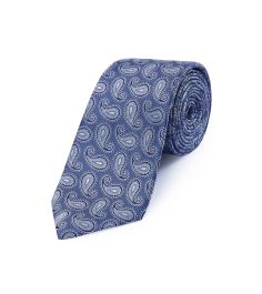 Navy Paisley Design Tie