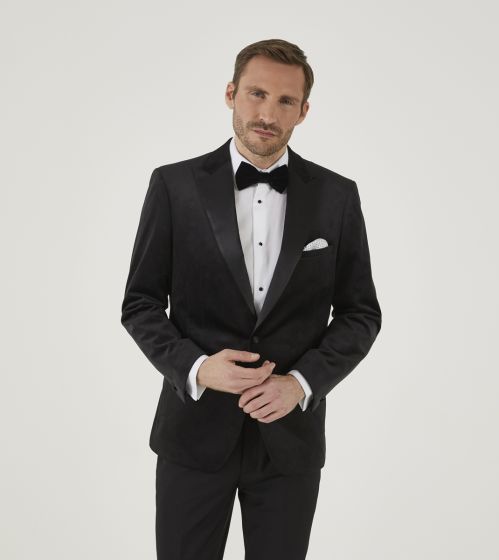 Jive Velvet Jacket Black